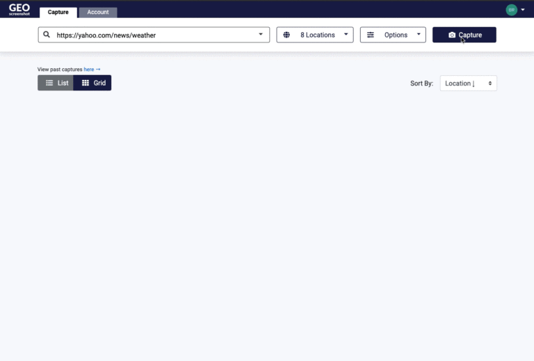 GeoScreenshot - Test your website from 100s of locations worldwide
